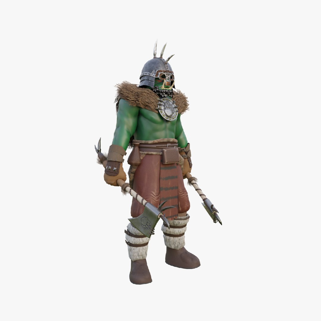 Northern Orc Warrior 3D Model - TurboSquid 1977573