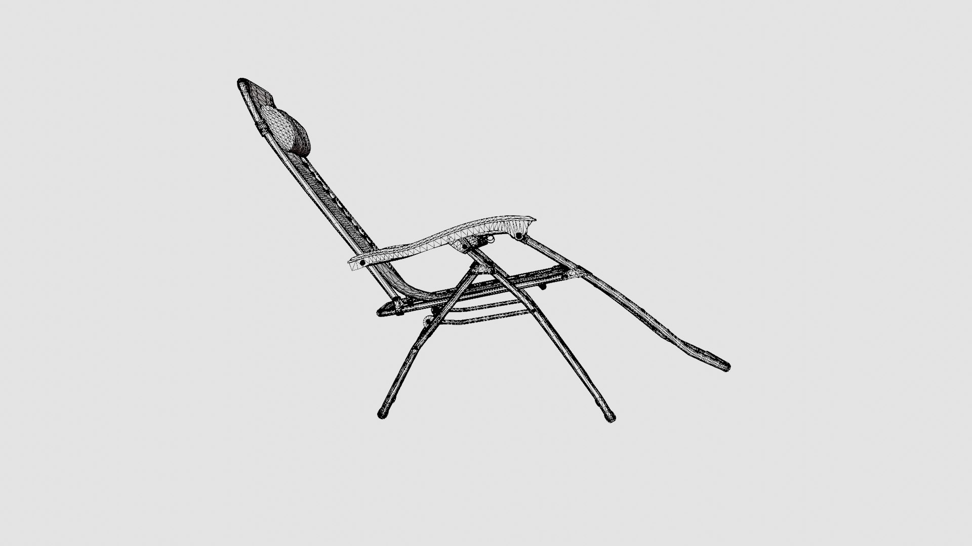 3D Hannover Relax Chair Black Model - TurboSquid 2255992