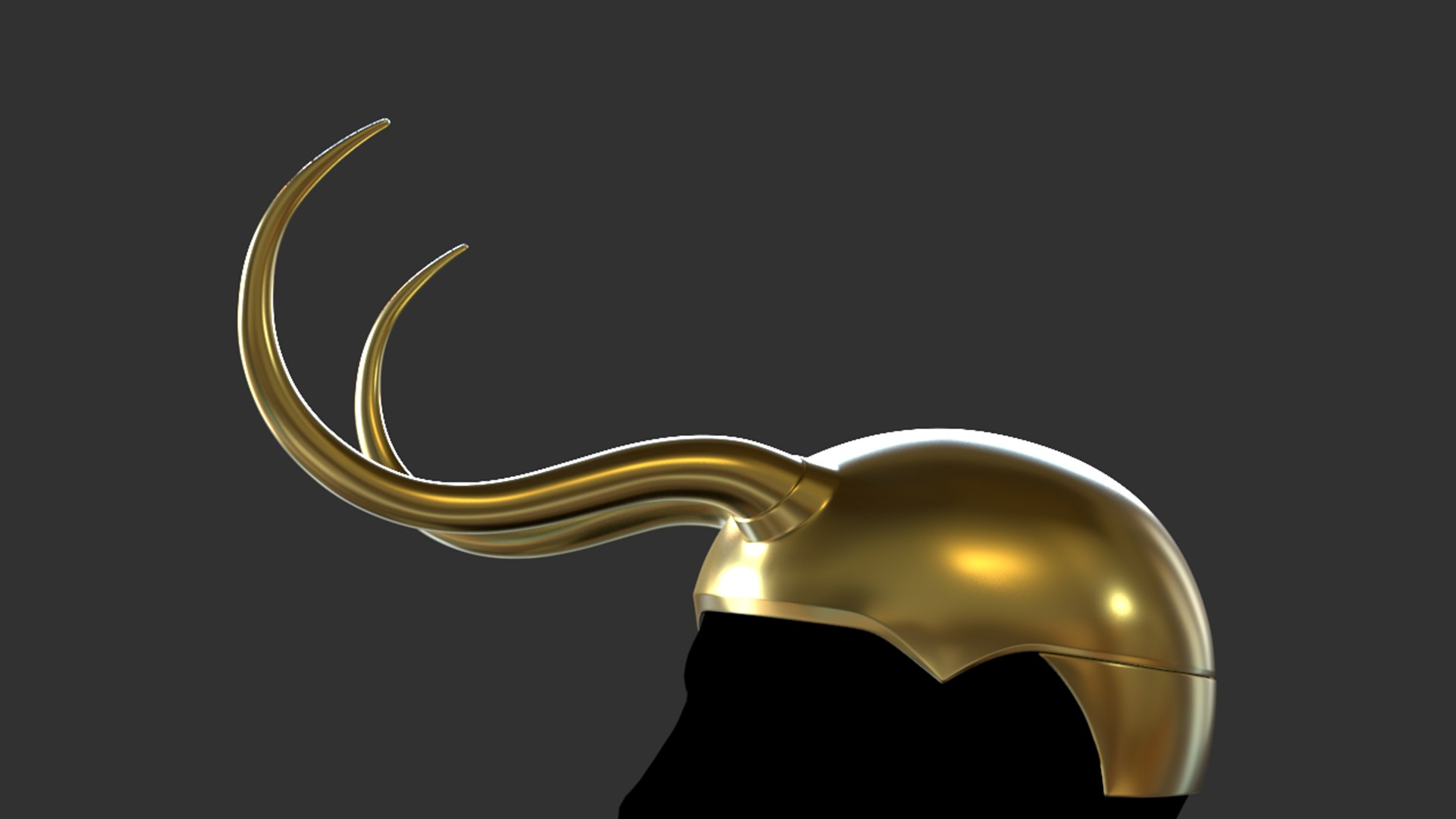 Classic Loki Helmet - Loki Series 2021 3D Model - TurboSquid 1758138