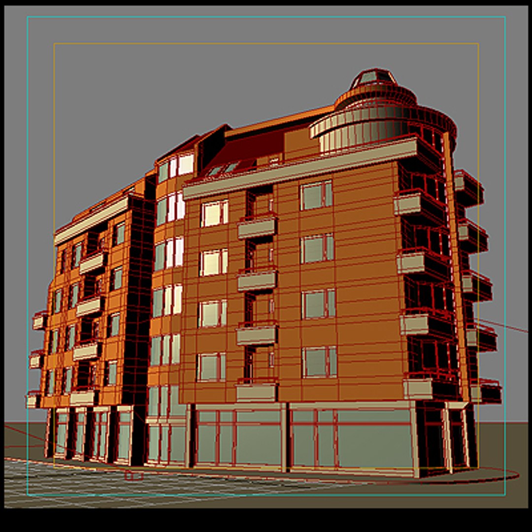 Building Architecture 3d Model