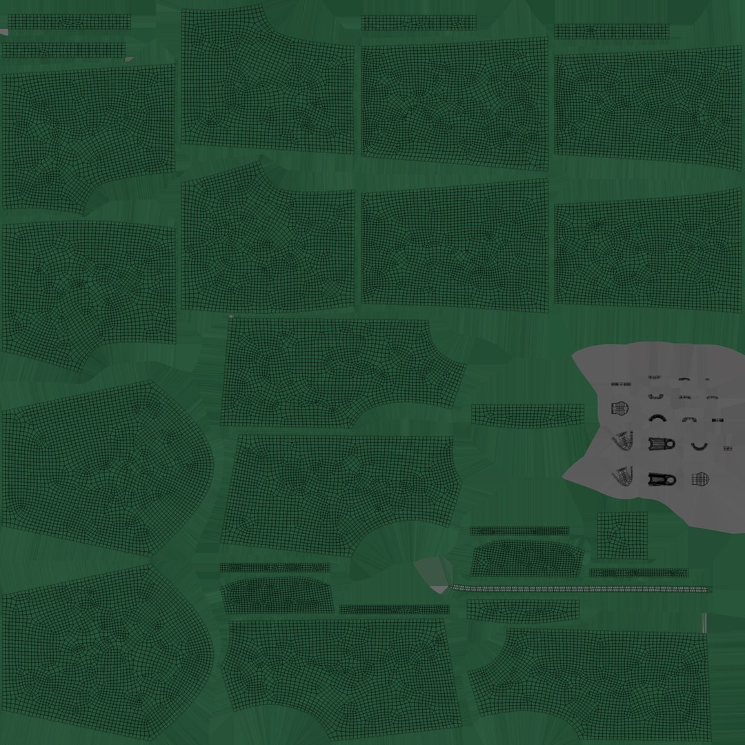 3D Model Green Prison Overalls - TurboSquid 2045142