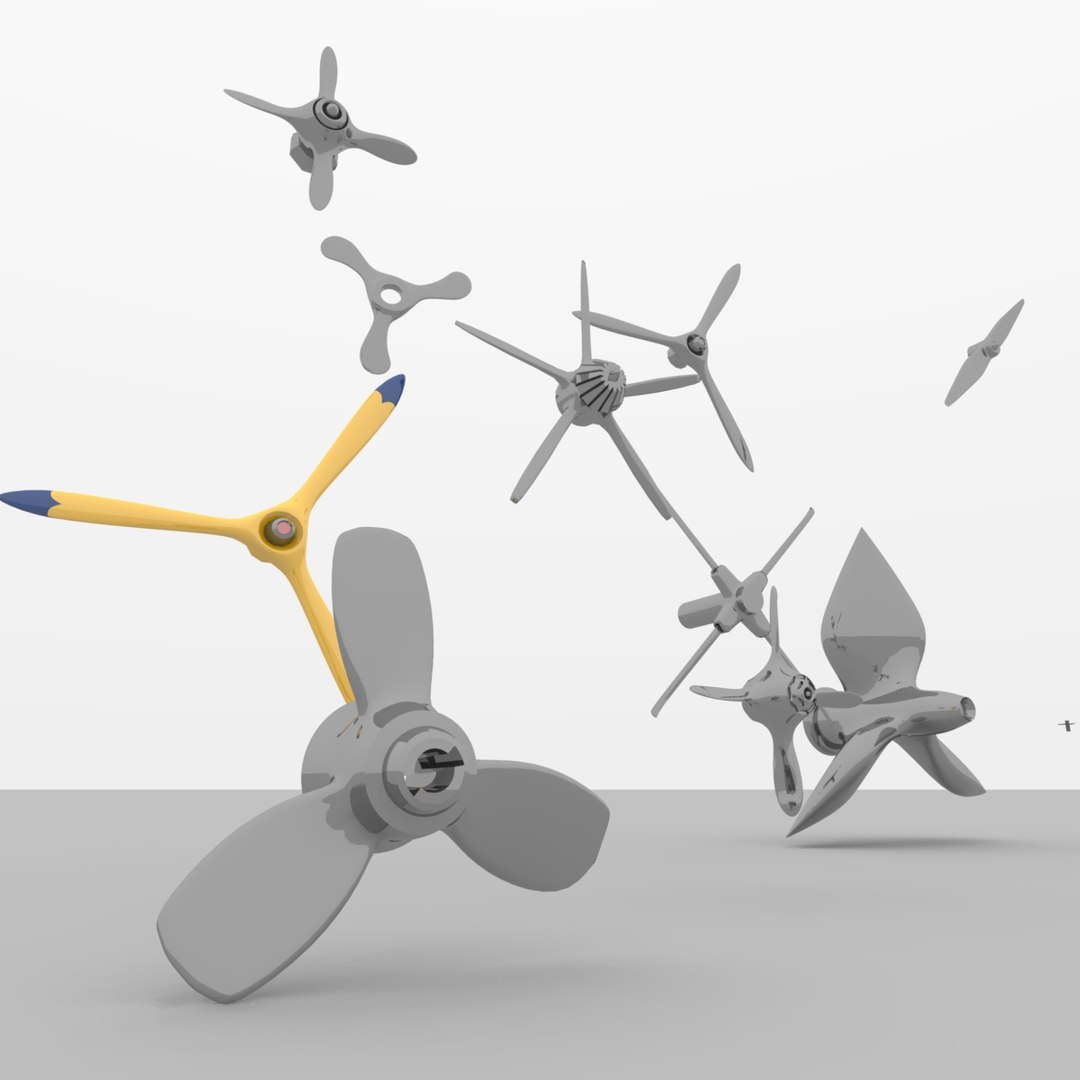 3d Model Aircraft Propeller