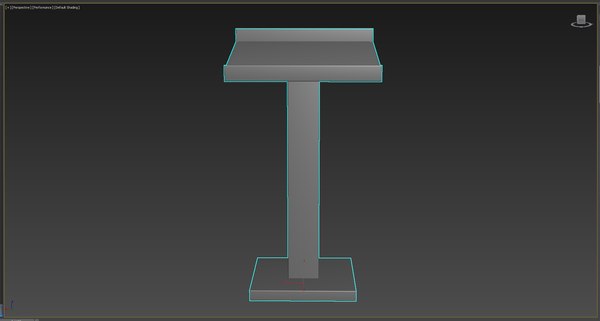 3D Lectern - TurboSquid 1824837