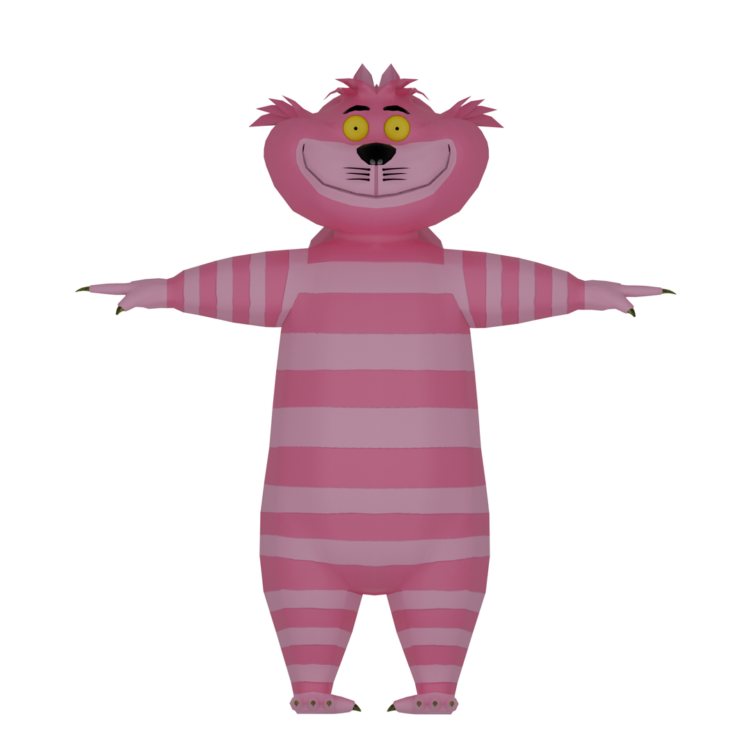Cheshire Cat 3d Model Turbosquid 1810357