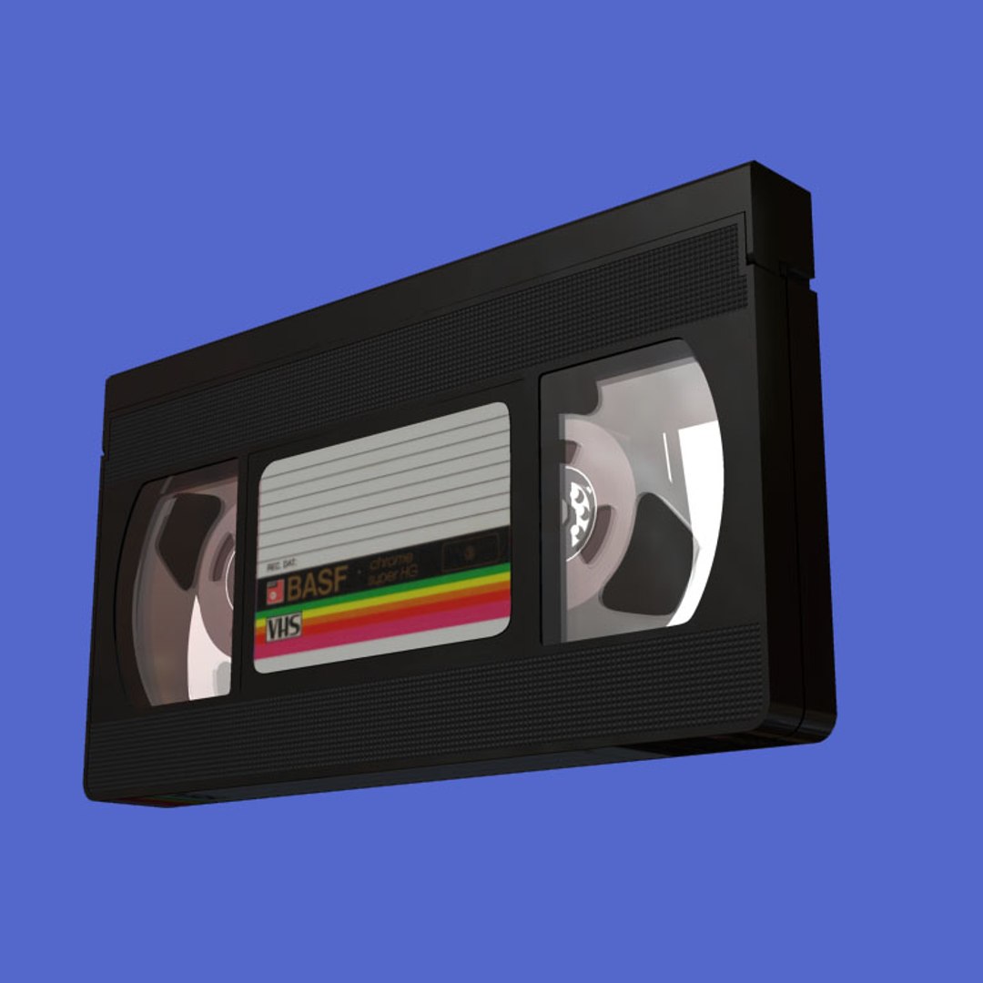 3d Model Vhs Cassette Tape