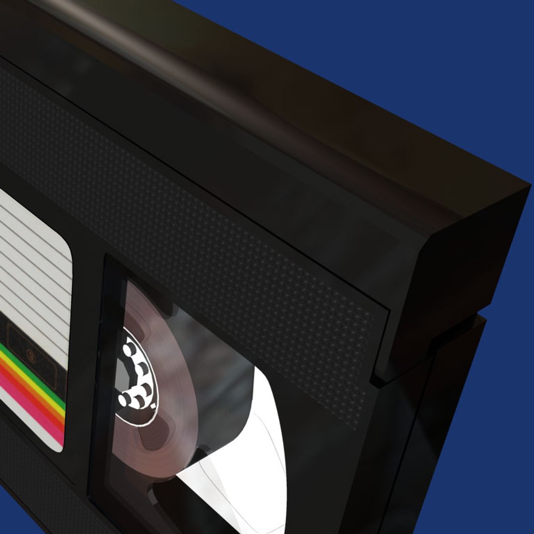 3d Model Vhs Cassette Tape