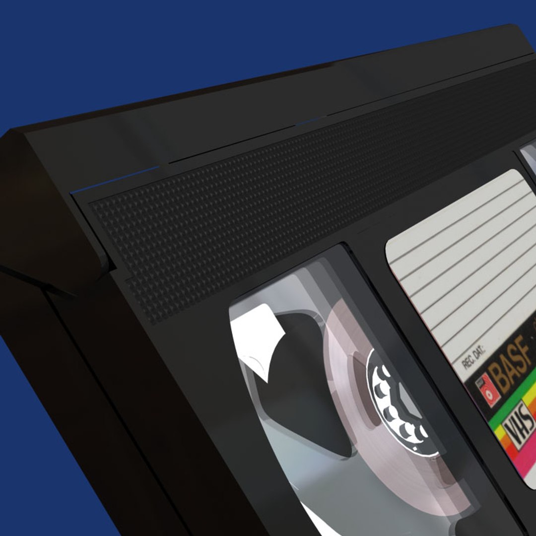 3d Model Vhs Cassette Tape