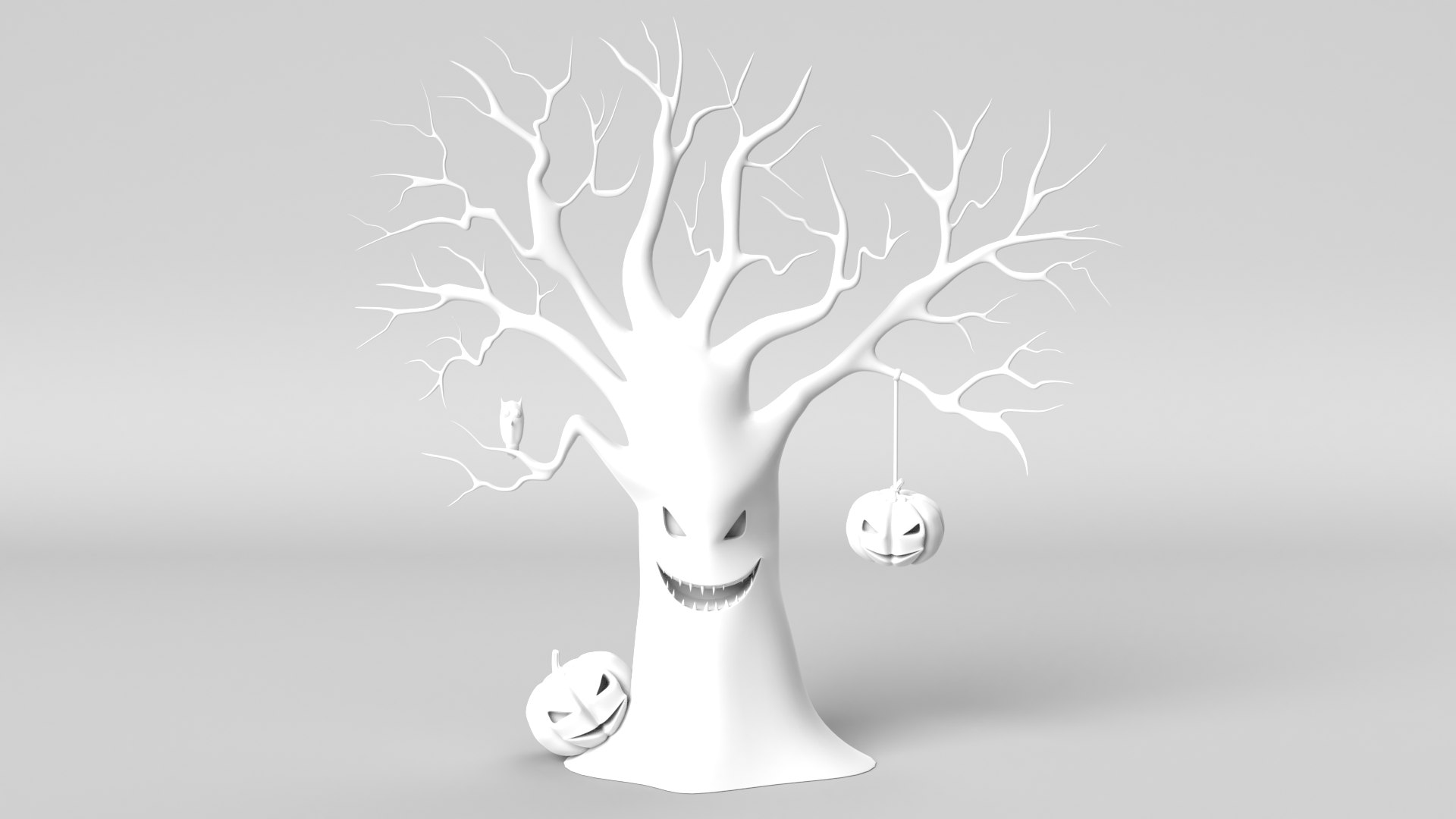 Spooky Tree Collection 3D model - TurboSquid 1948724
