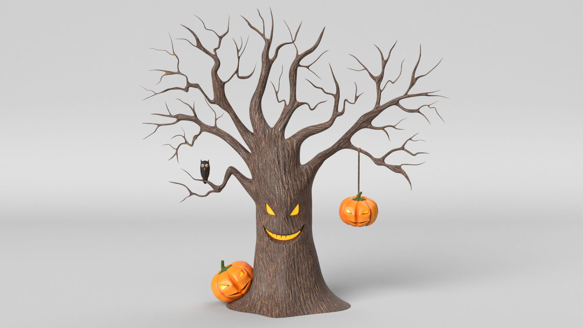 Spooky Tree Collection 3D model - TurboSquid 1948724