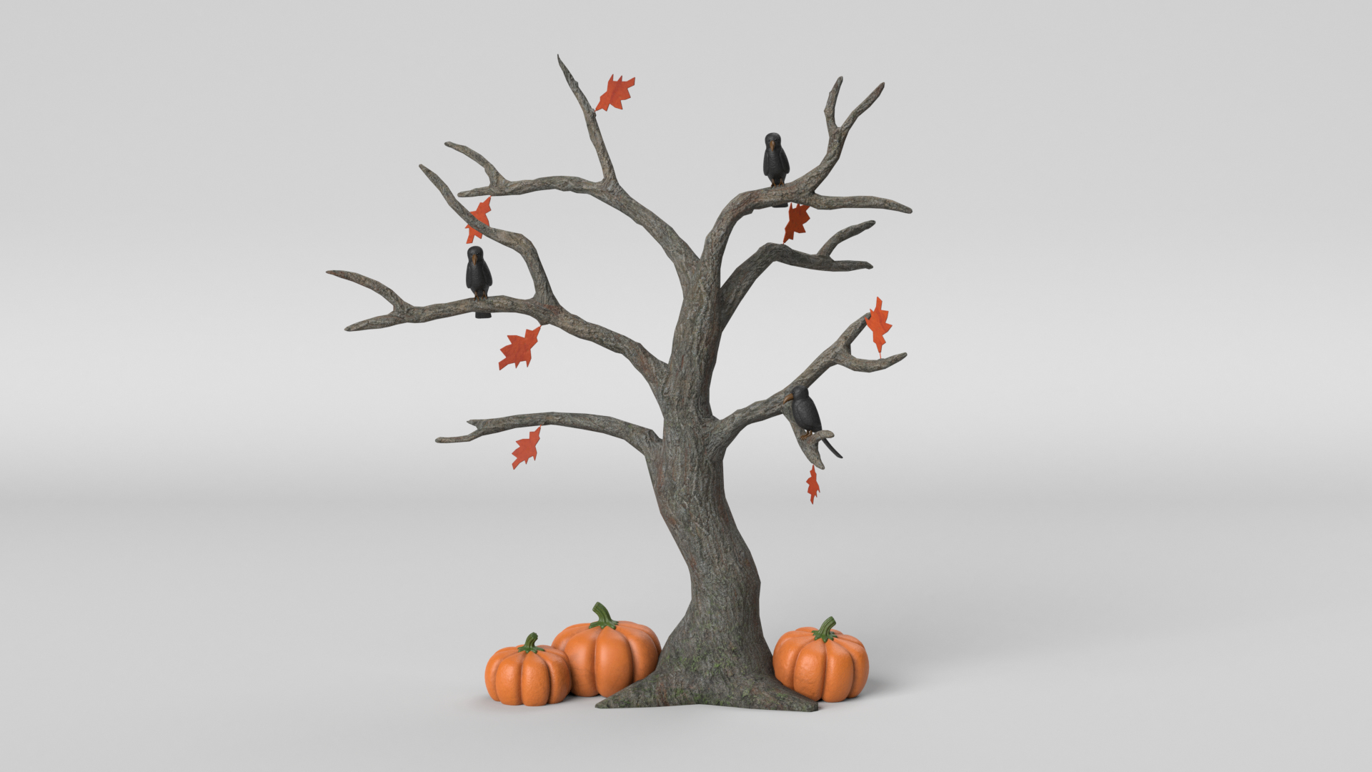 Spooky Tree Collection 3D model - TurboSquid 1948724