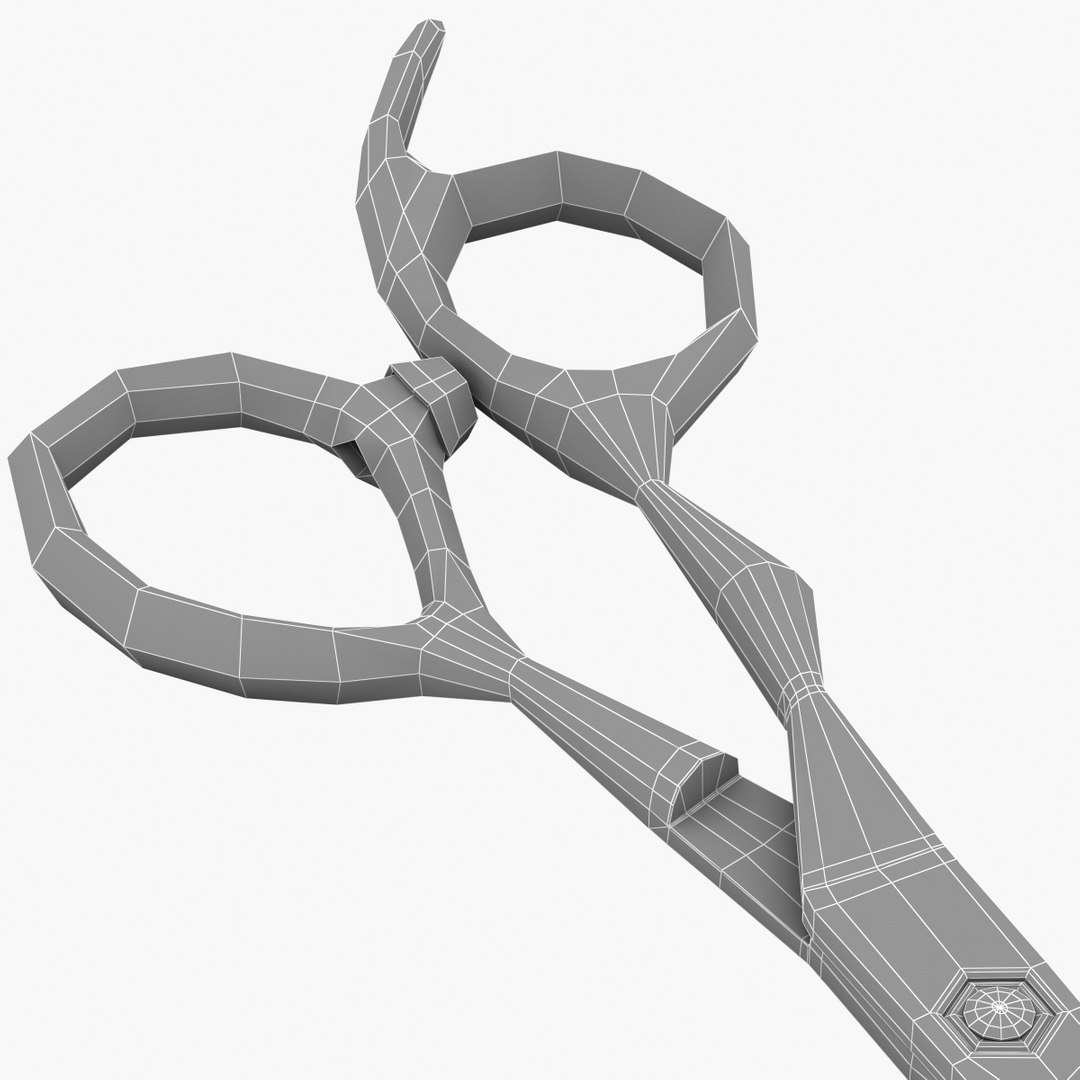 Scissors 2 3d Obj