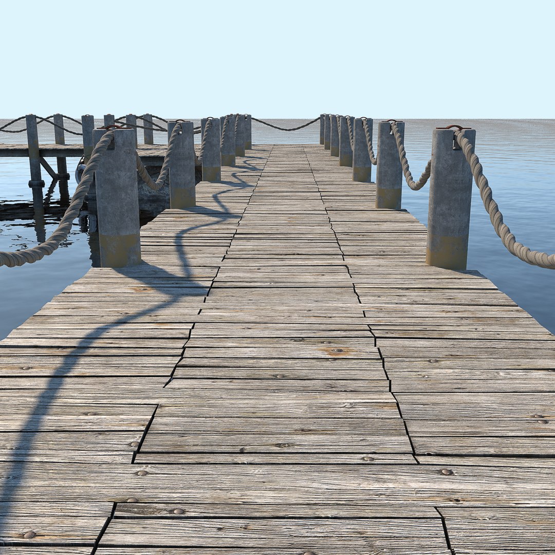 3D marina boats pier model - TurboSquid 1473984