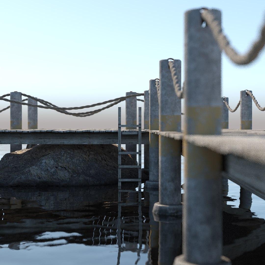 3D marina boats pier model - TurboSquid 1473984