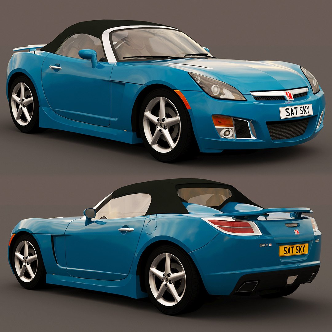 Saturn Sky Turbo 2009 3D Model - TurboSquid 2344803