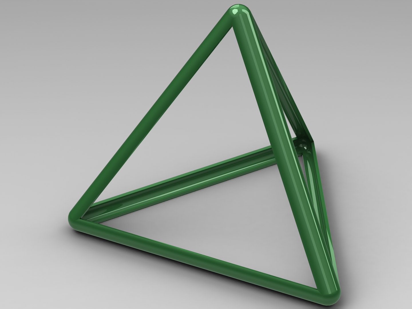 Wireframe Tetrahedron Model - TurboSquid 2162777