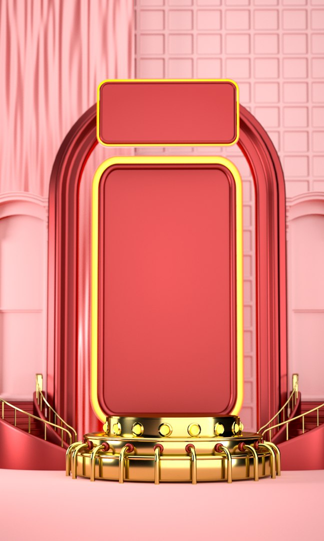 3D e-commerce activity promotion booth 3D model - TurboSquid 2026756