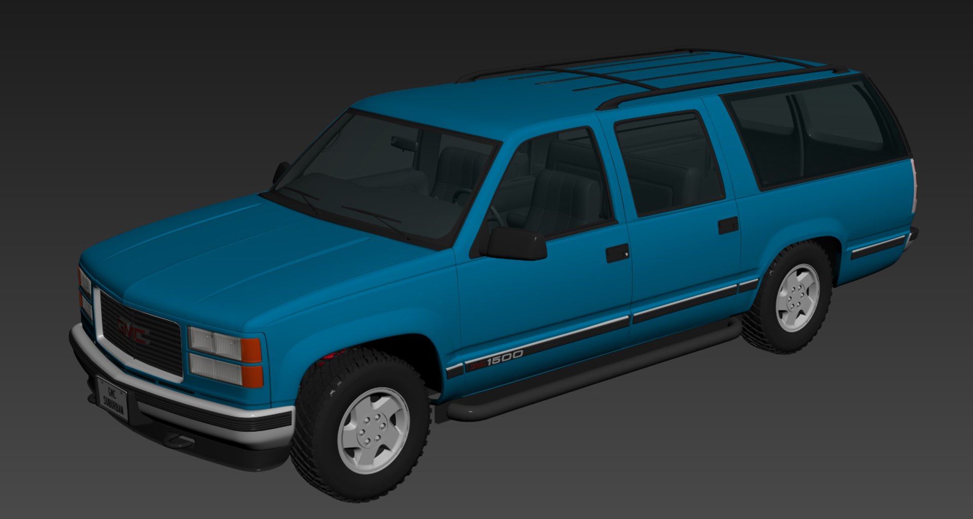 3D Model GMC Suburban 1995 - TurboSquid 2195036