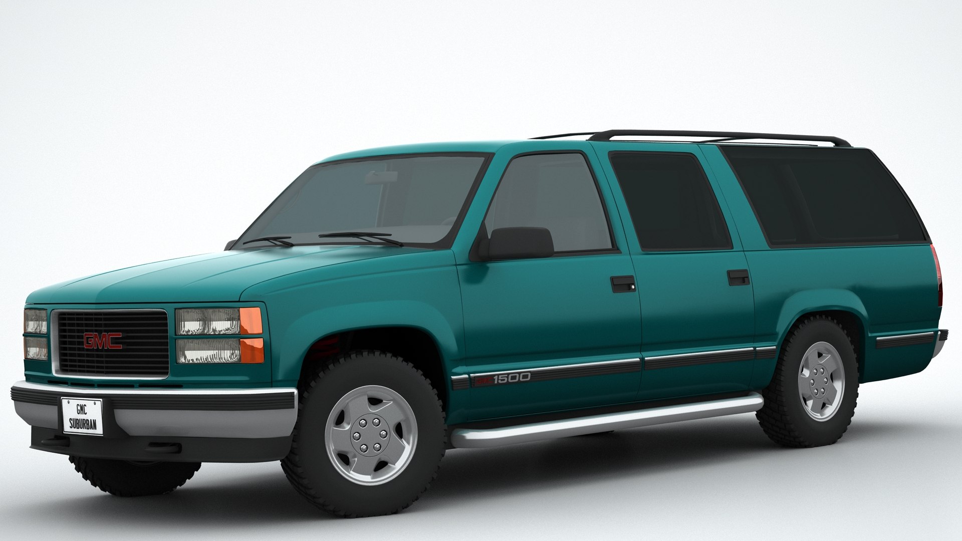 3D Model GMC Suburban 1995 - TurboSquid 2195036
