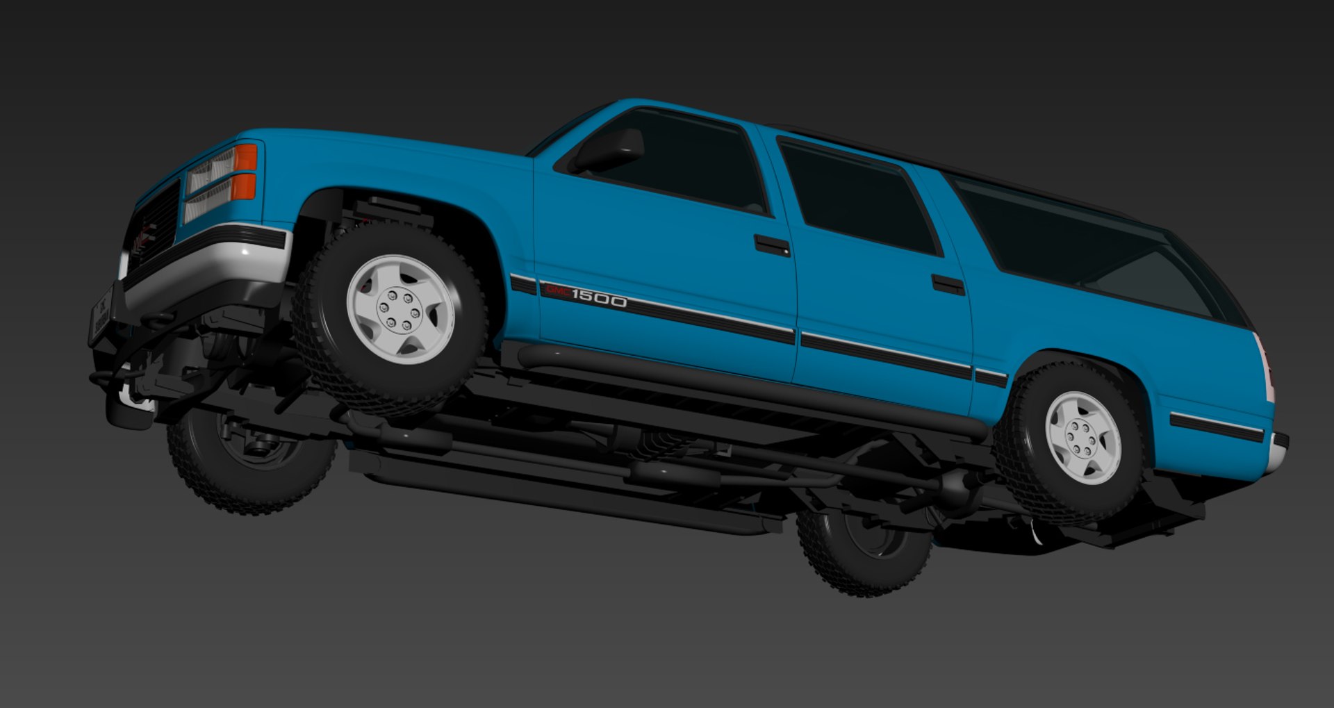 3D Model GMC Suburban 1995 - TurboSquid 2195036