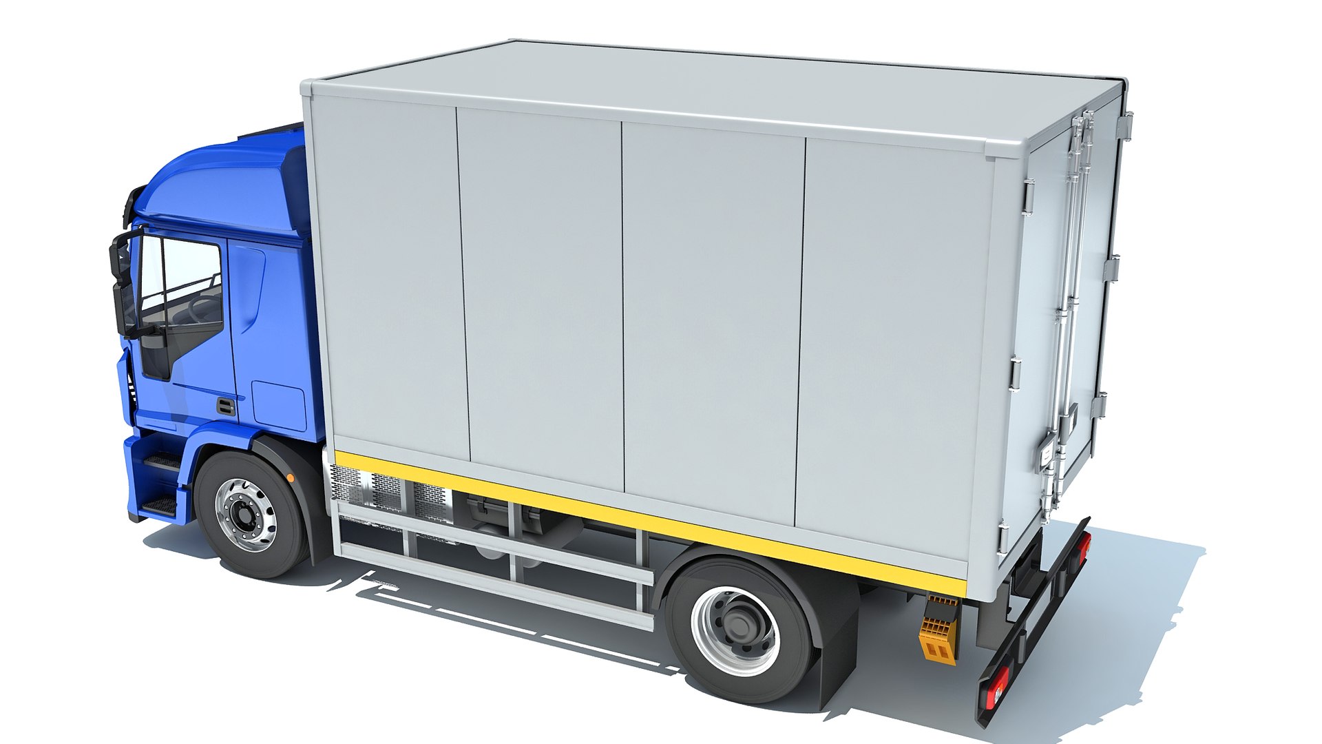 Refrigerator Truck 3D Model - TurboSquid 2158465