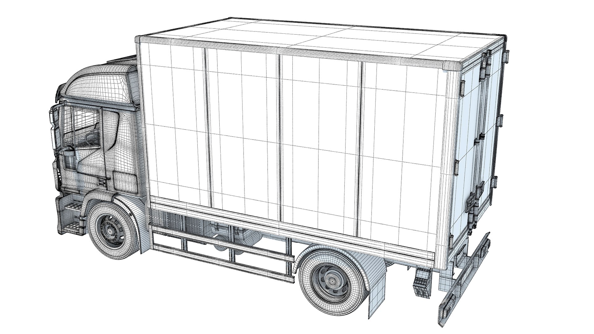 Refrigerator Truck 3D Model - TurboSquid 2158465