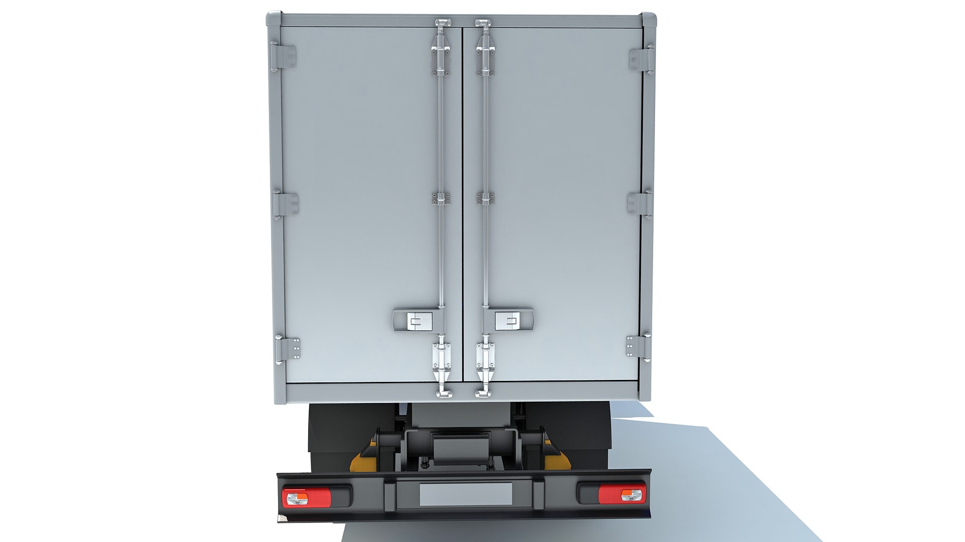 Refrigerator Truck 3D Model - TurboSquid 2158465