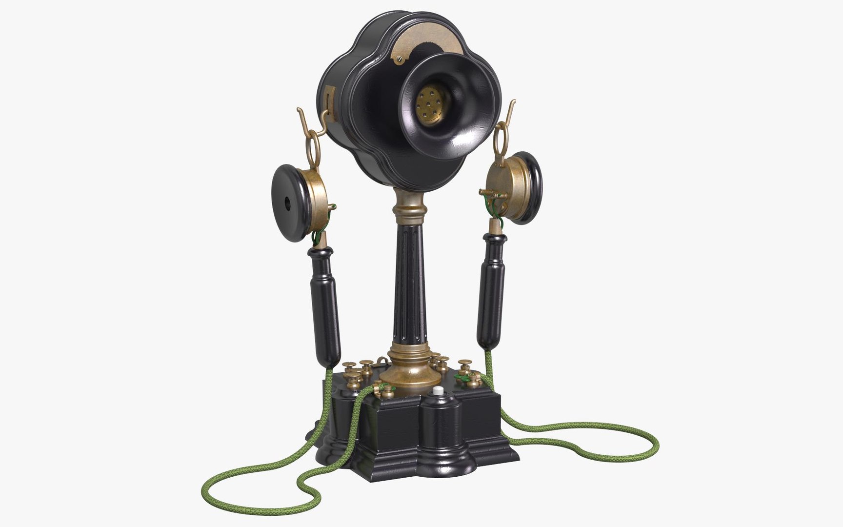 Ancient Telephone 3D Model - TurboSquid 2285105