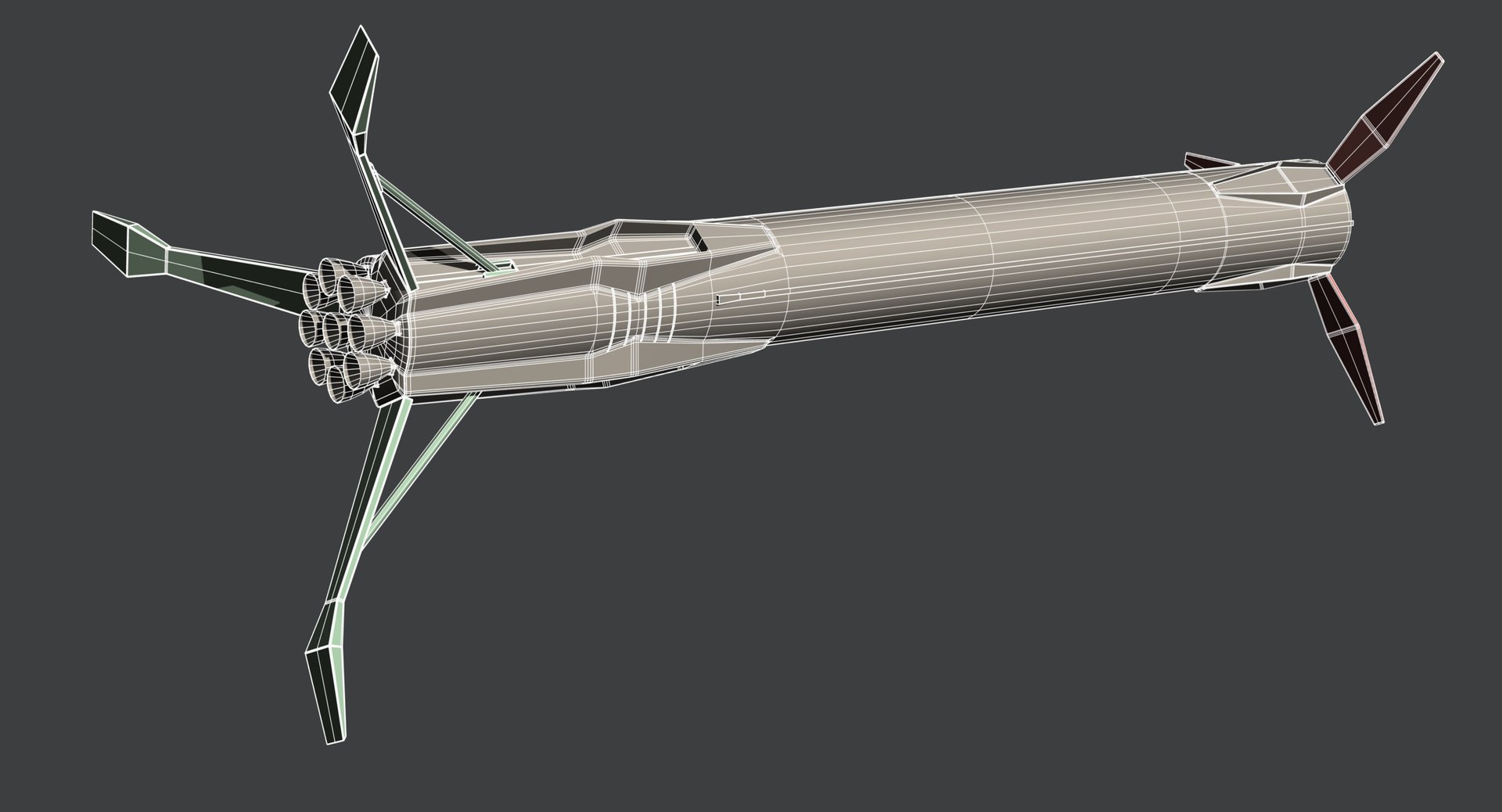 Generic reusable rocket 3D model - TurboSquid 1921762