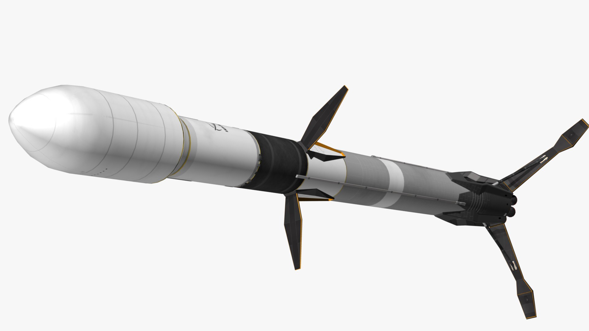 Generic reusable rocket 3D model - TurboSquid 1921762