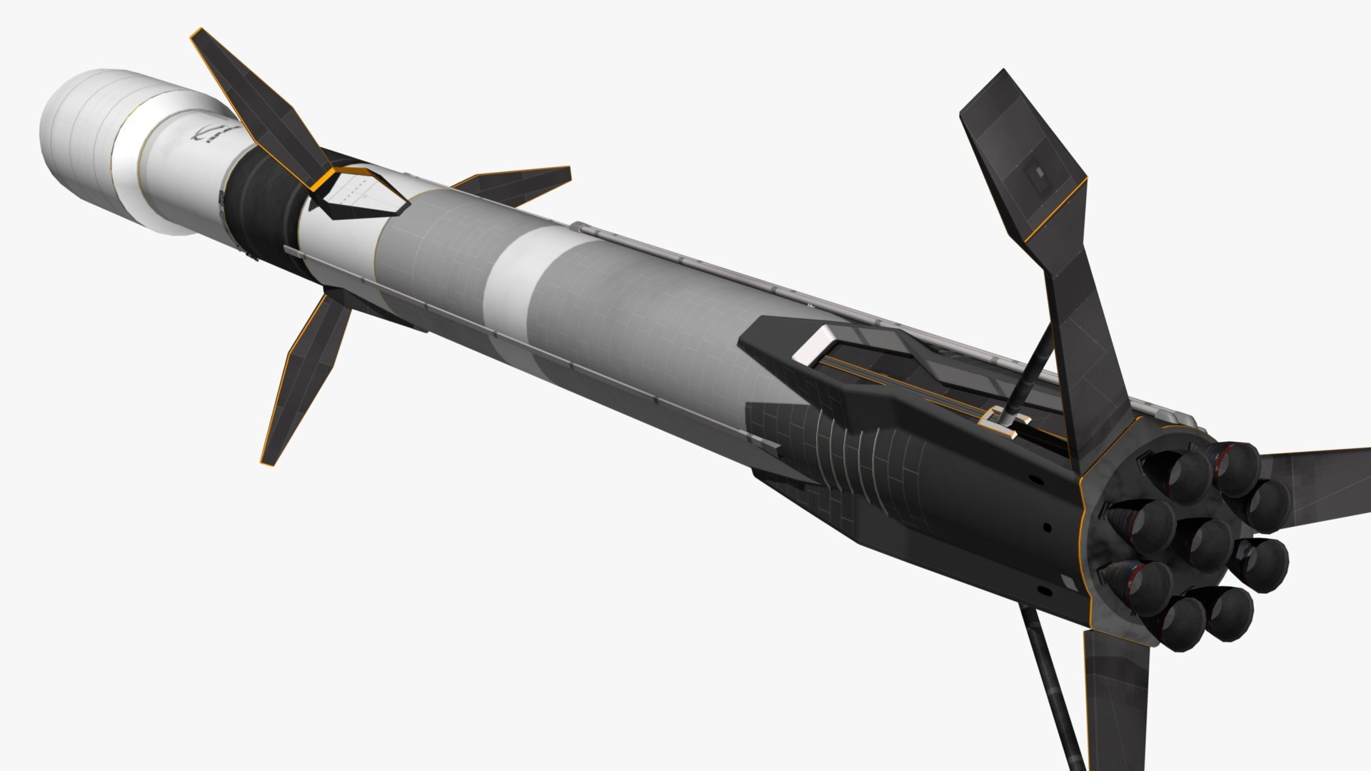 Generic reusable rocket 3D model - TurboSquid 1921762