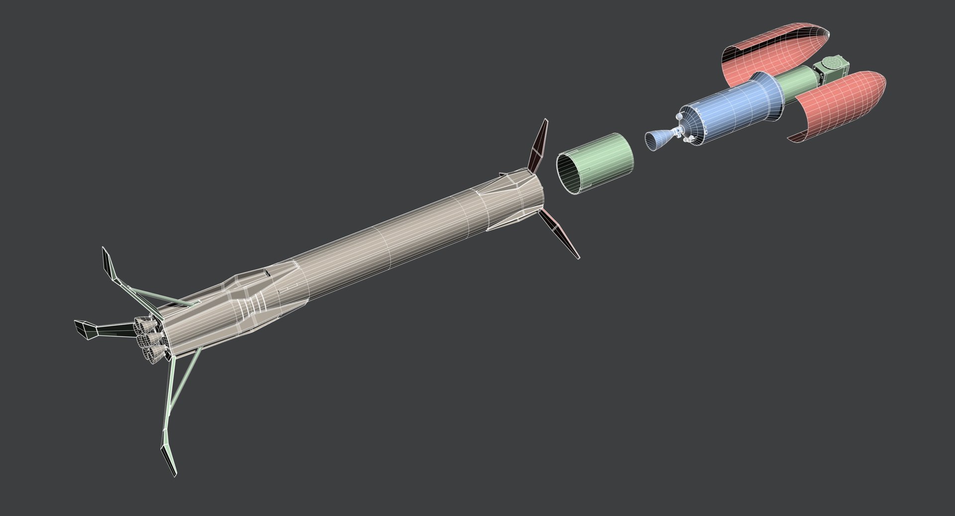 Generic reusable rocket 3D model - TurboSquid 1921762