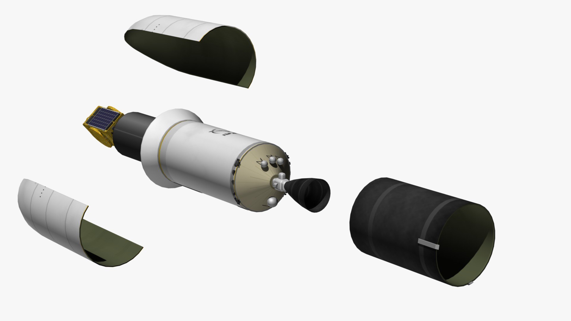 Generic reusable rocket 3D model - TurboSquid 1921762