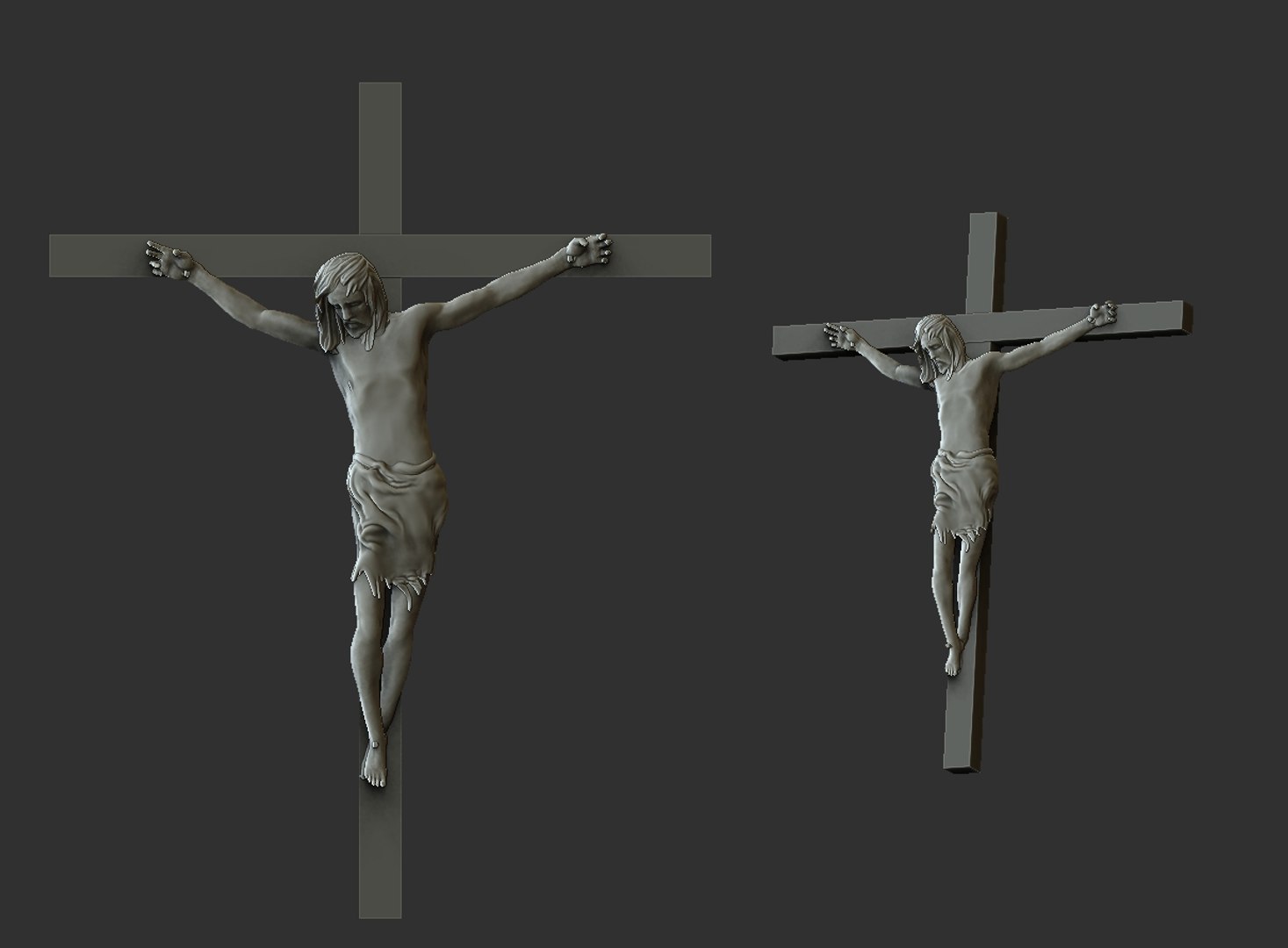 3D Model Jesus Cross - TurboSquid 1846856