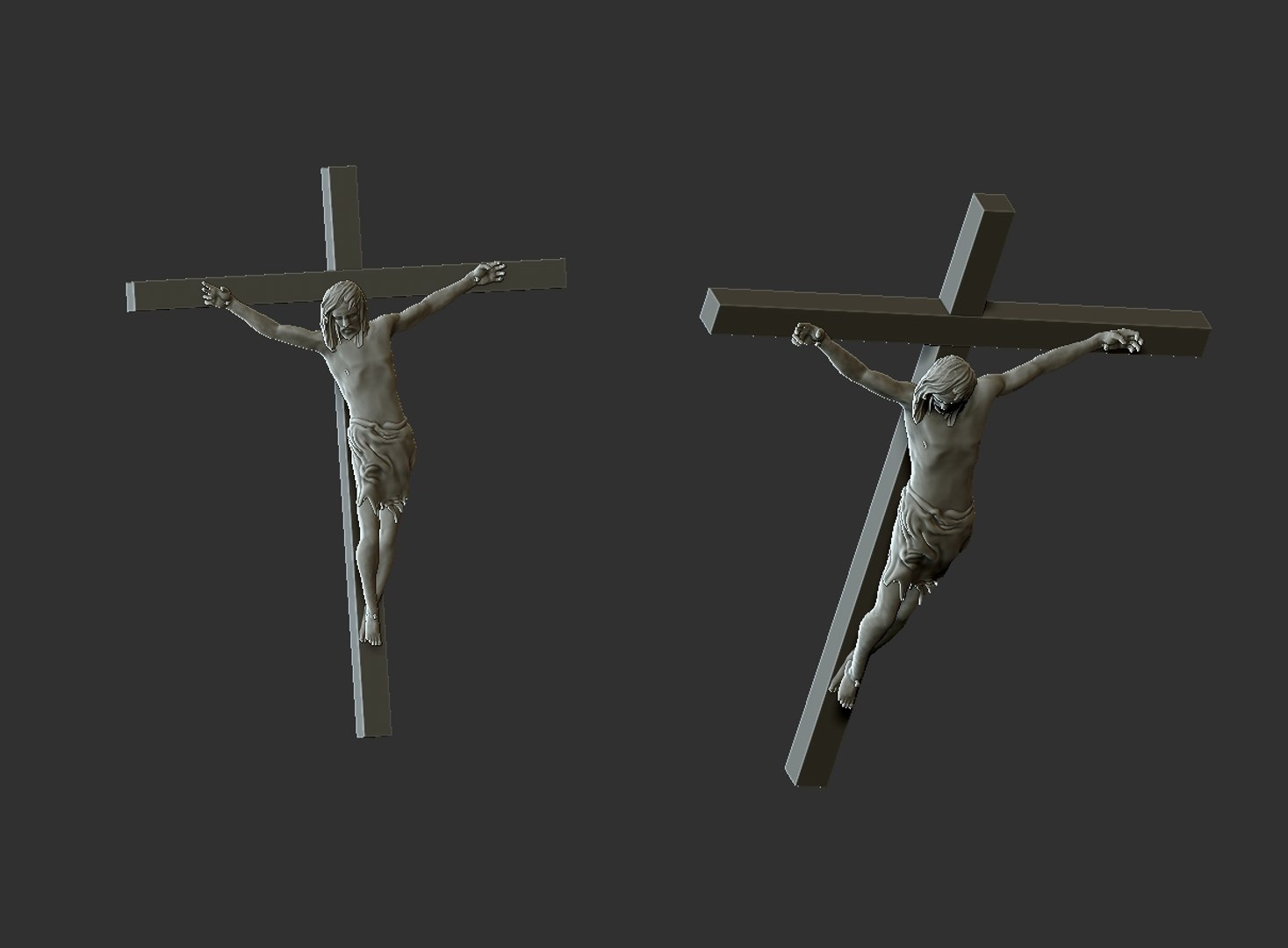 3D Model Jesus Cross - TurboSquid 1846856