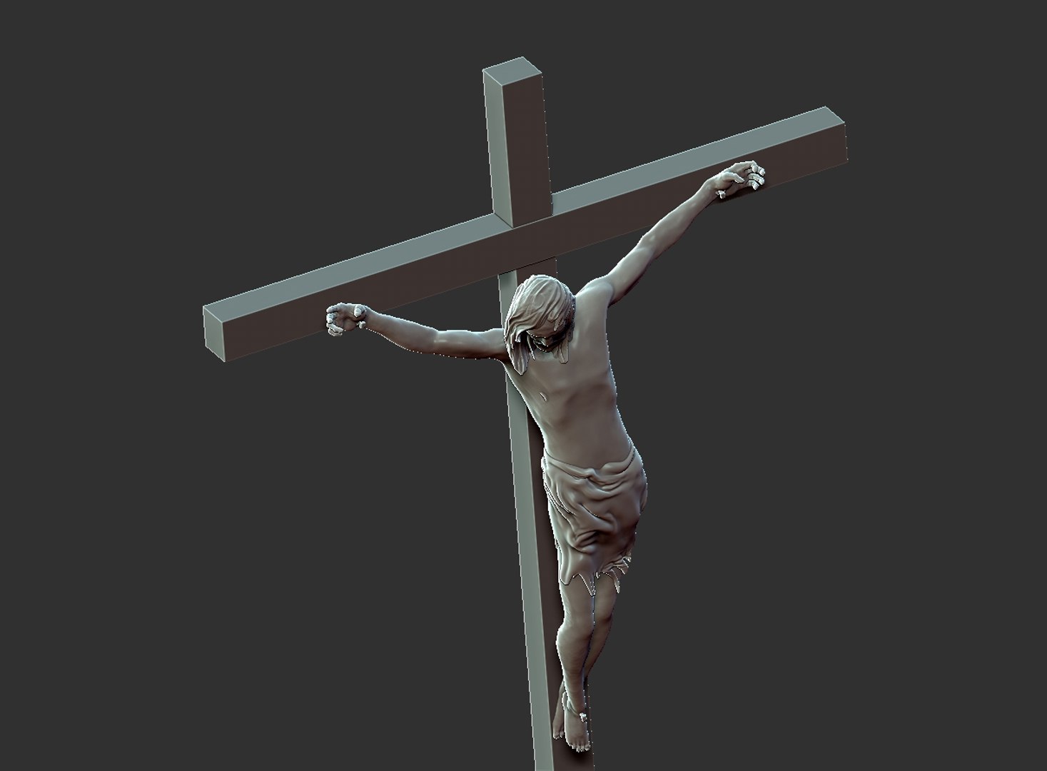 3D Model Jesus Cross - TurboSquid 1846856