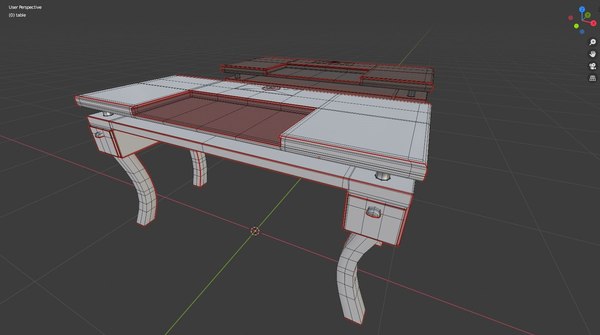 Design computer desk 3D model - TurboSquid 1612439