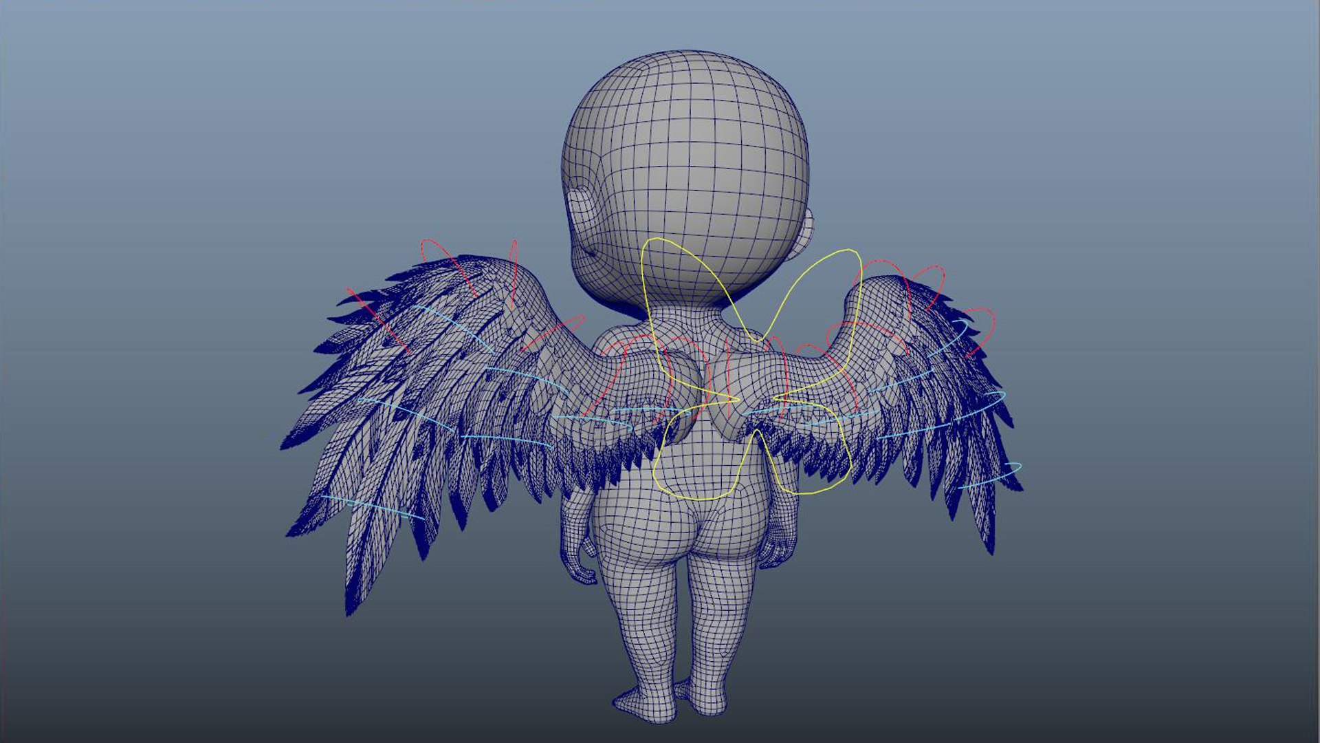 3D Angel Wings Cupid Model - TurboSquid 2041309