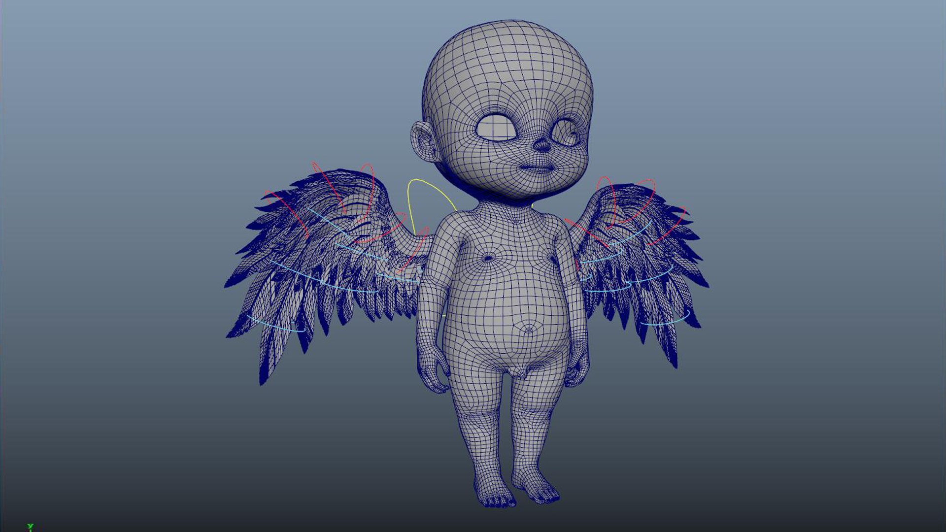 3D Angel Wings Cupid Model - TurboSquid 2041309