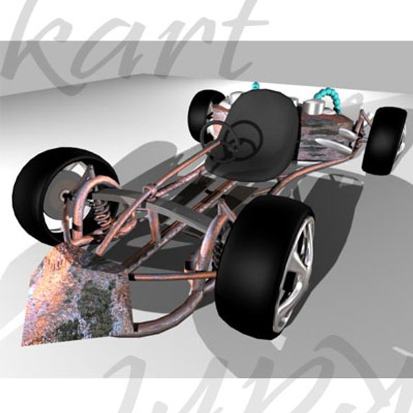 3d model cart fantasy details