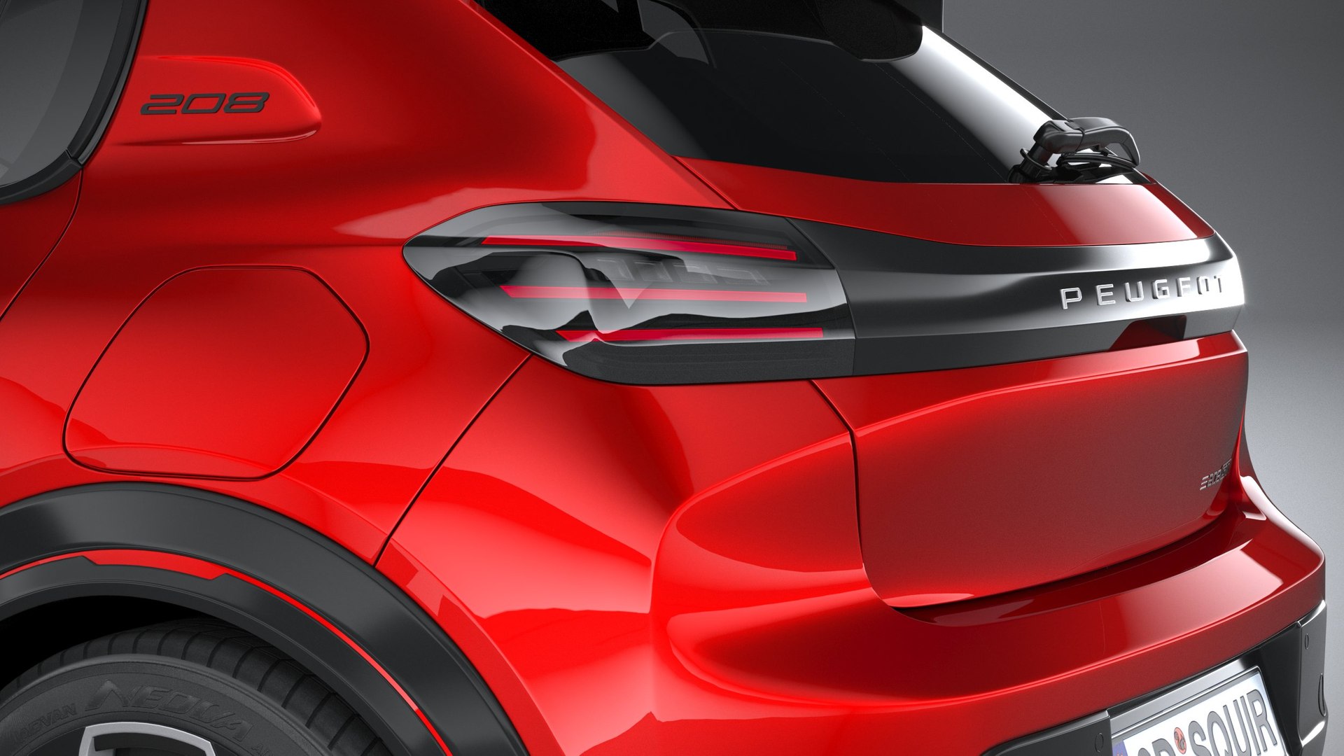 3D Peugeot E-208 GTI 2026 Model - TurboSquid 2424550