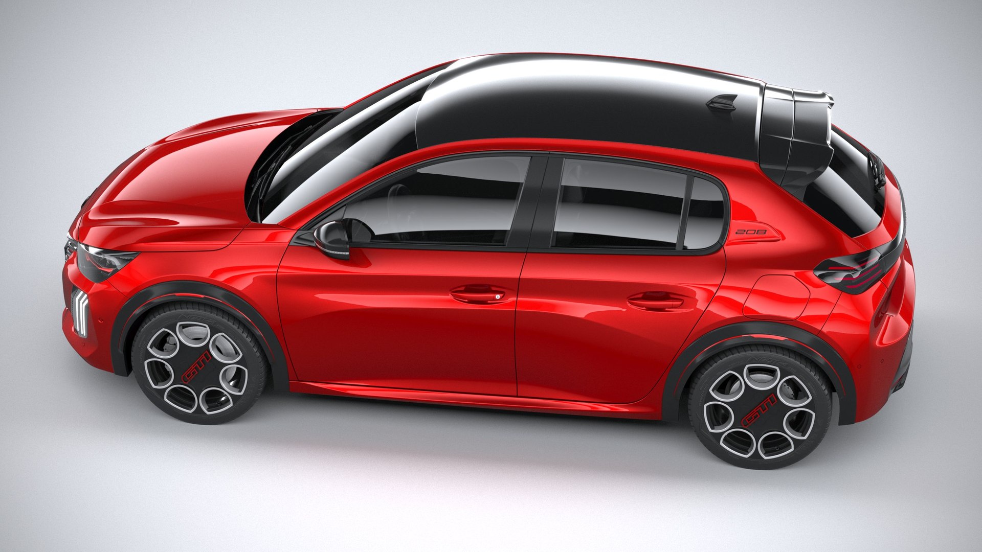 3D Peugeot E-208 GTI 2026 Model - TurboSquid 2424550