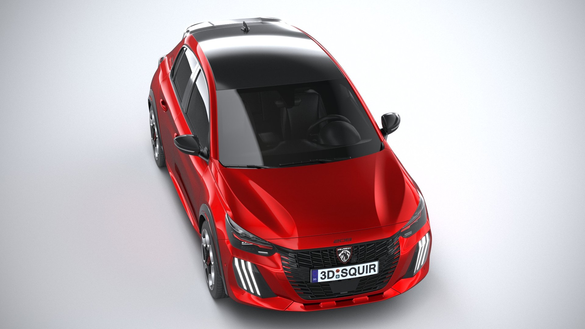 3D Peugeot E-208 GTI 2026 Model - TurboSquid 2424550