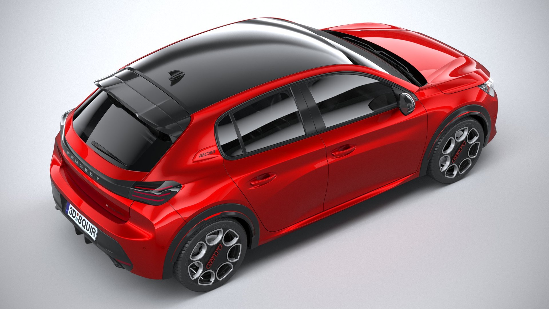 3D Peugeot E-208 GTI 2026 Model - TurboSquid 2424550