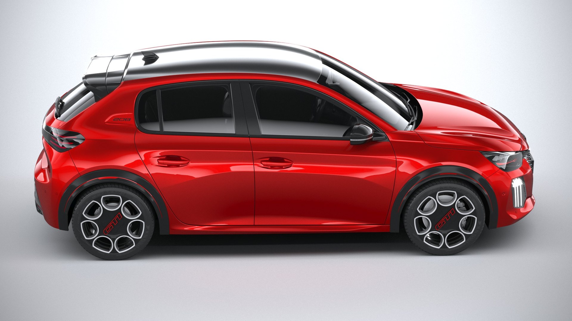 3D Peugeot E-208 GTI 2026 Model - TurboSquid 2424550