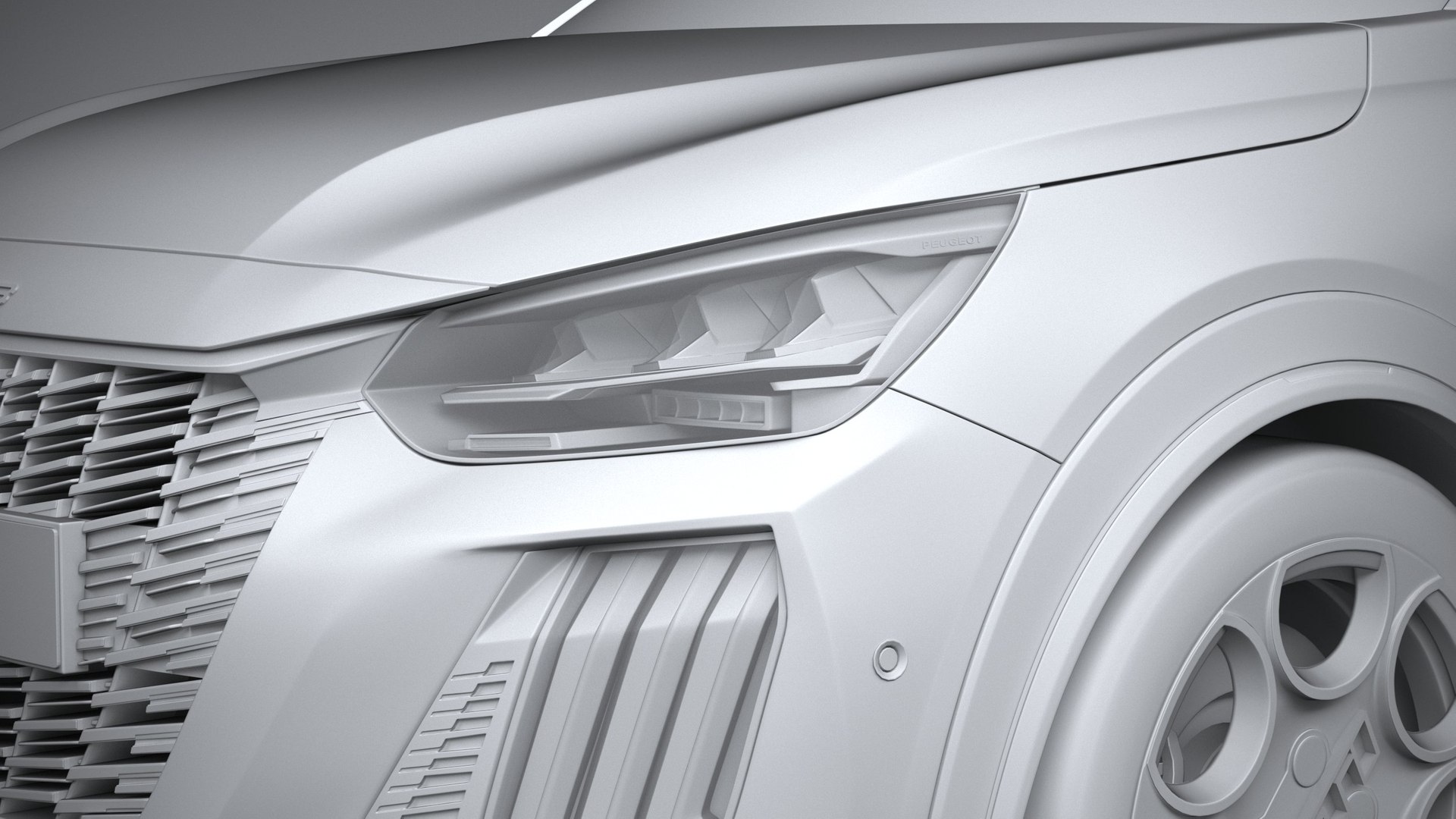 3D Peugeot E-208 GTI 2026 Model - TurboSquid 2424550