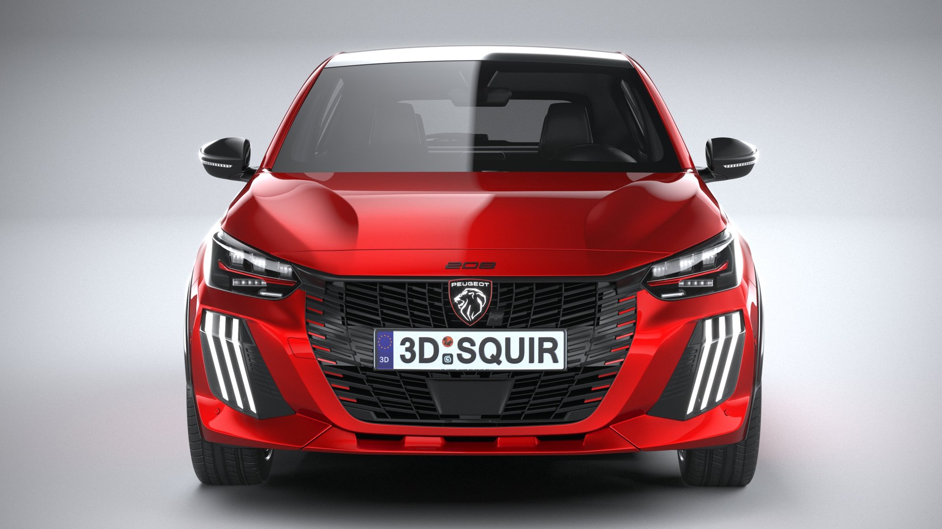 3D Peugeot E-208 GTI 2026 Model - TurboSquid 2424550
