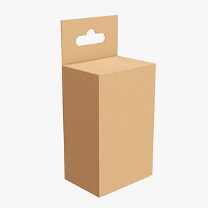 3D hang cardboard box model - TurboSquid 1607038