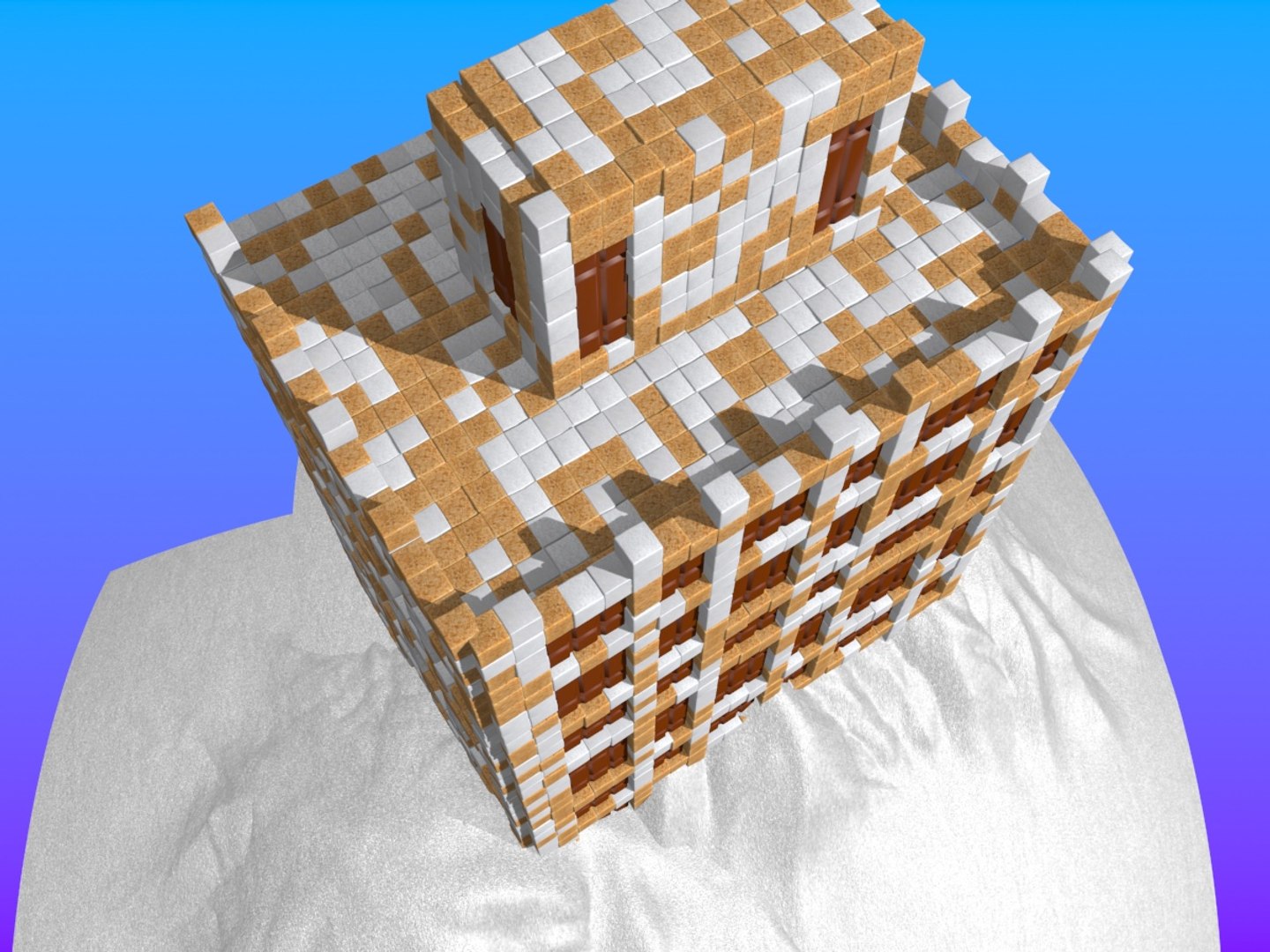 max building sugar cubes