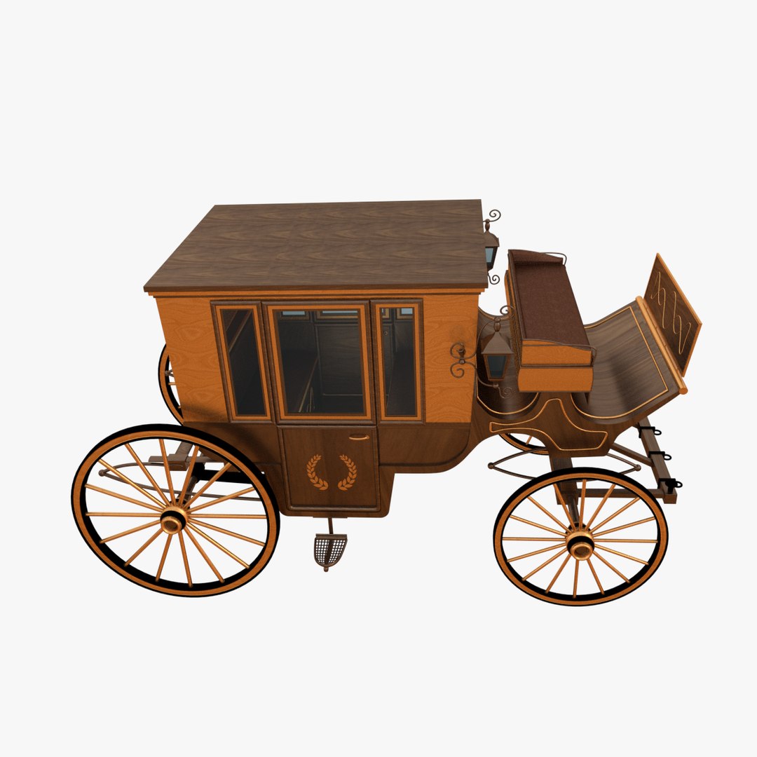 Western Carriage 3D Model - TurboSquid 1222316