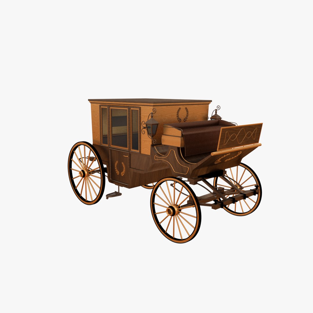 Western Carriage 3D Model - TurboSquid 1222316